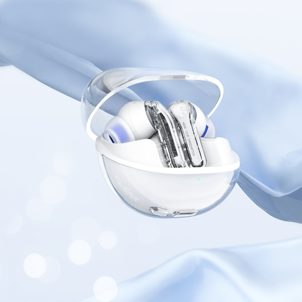SOUNDPEATS Clear Transparent In-ear Wireless Earbuds