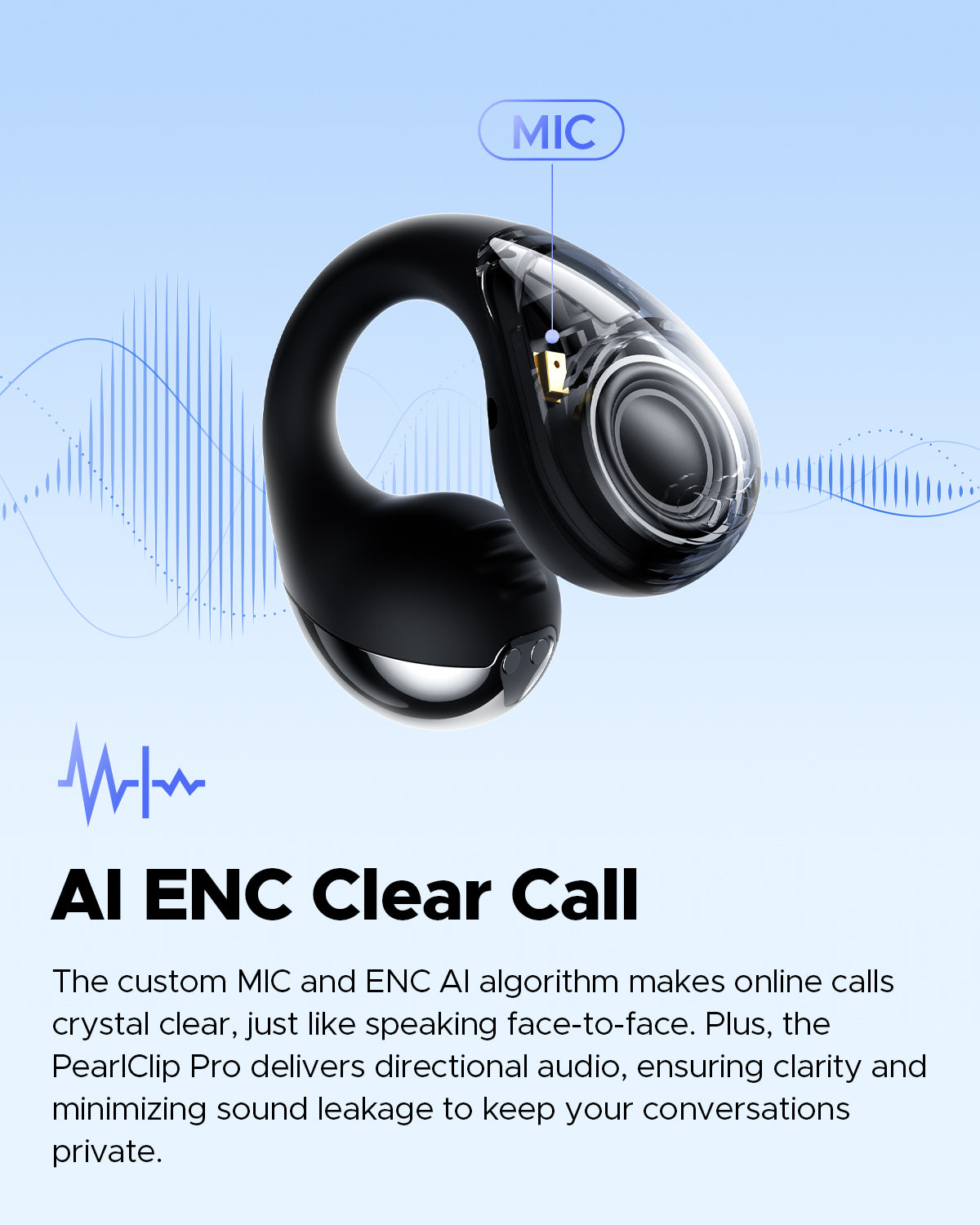 PearlClip Pro Open-ear Clip-on Earbuds – SOUNDPEATS